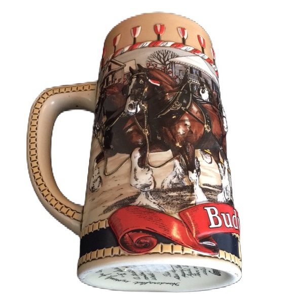 Budweiser | Dining | Vintage Budweiser Tall Collectors Beer Mug | Poshmark